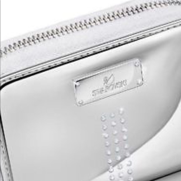 Swarovski | Bags | Swarovski Crystal Metallic Wallet | Poshmark